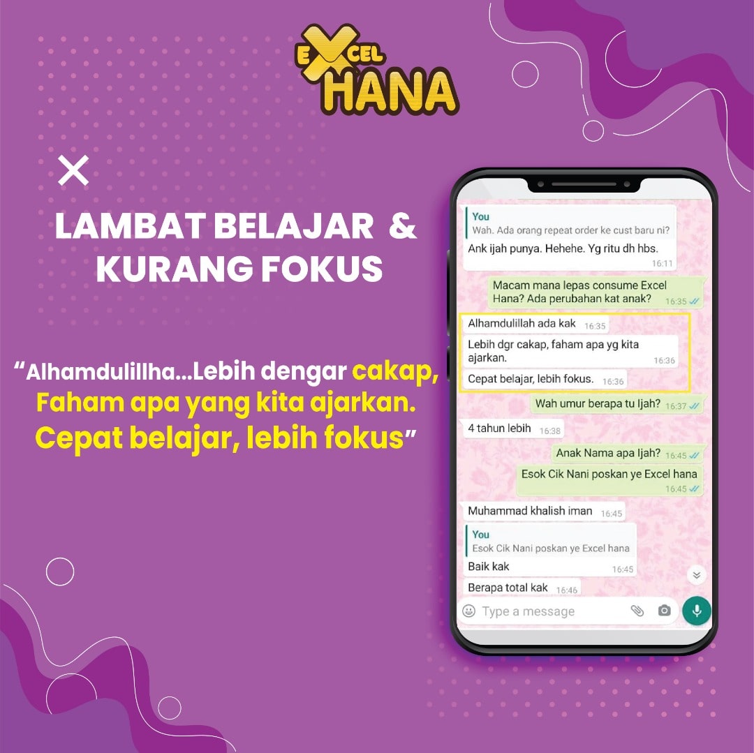 Excel Hana – Vitamin Minda No 1 Malaysia